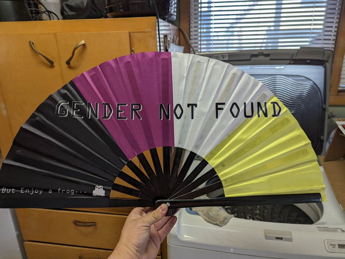 Non Binary Clap Fan – Pop Heart Studios